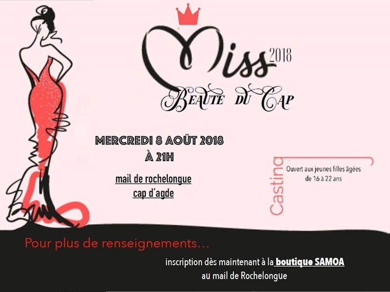 Election Miss Beauté Du Cap Dagde Agenda Ville Dagde